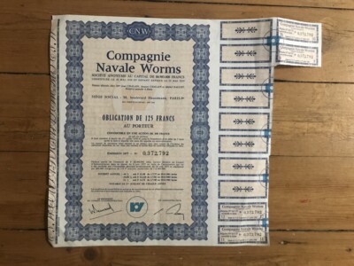 COMPAGNIE NAVALE WORMS (E2) | eBay