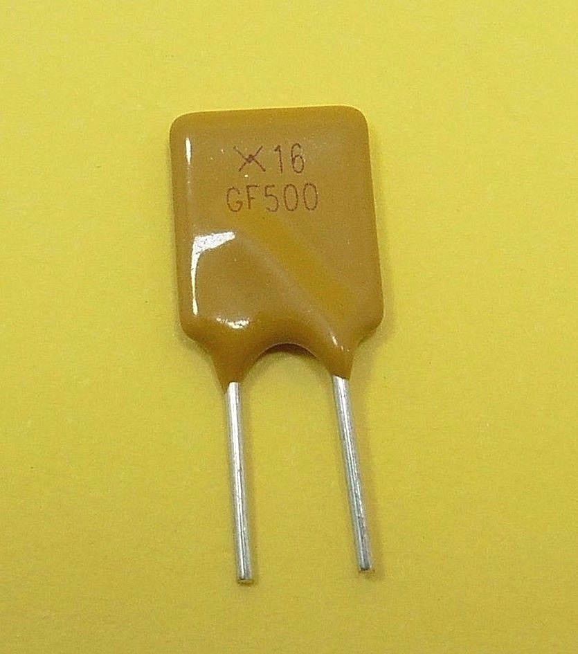 RGEF500 GF500 Resettable Fuse 5A 16V PTC Polyswitch Polyfuse 0.05A ...