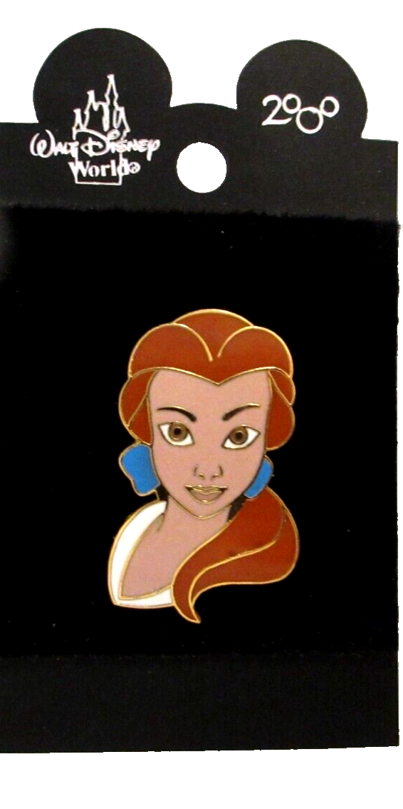 DISNEY WORLD 2000 BELLE FROM BEAUTY and THE BEAST ORIGINAL CLOISONNE ...