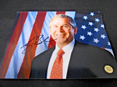President GEORGE W. BUSH HAND SIGNED AUTOGRAPHED 8x10 PHOTOGRAPH WITH ...