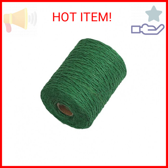 Vivifying Garden Twine, 656 Feet 2mm Green Plant Ties, Strong Jute ...