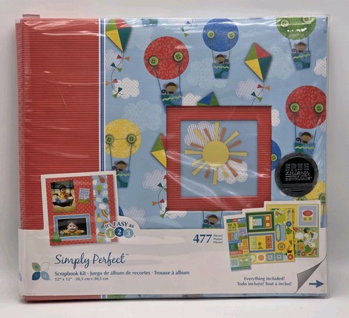 Simply Perfect Scrapbook Kit 12x12 PK-2364-OFD 477 Pcs Album Stickers ...