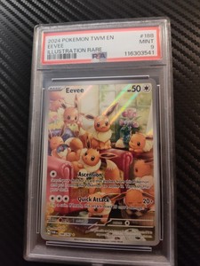 Eevee 2024 Scarlet & Violet: Twilight Masquerade #188/167 Illustration ...