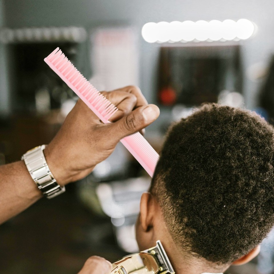 3 PCS Travel Comb Fine Tooth V-shaped Straightening Folding Brush ...