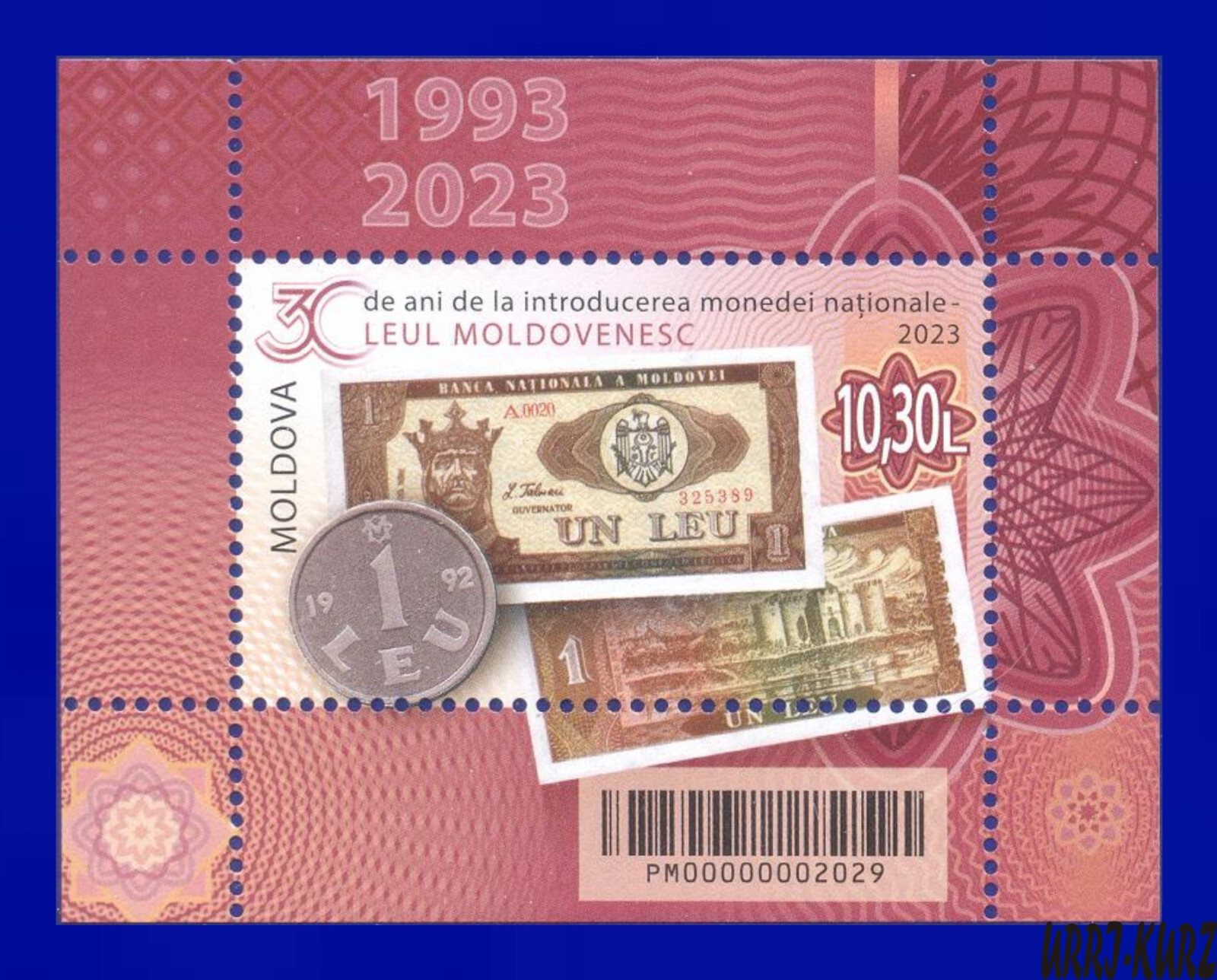 MOLDOVA 2023 National Currency - Moldovan Leu Coins Banknotes s-s MNH ...