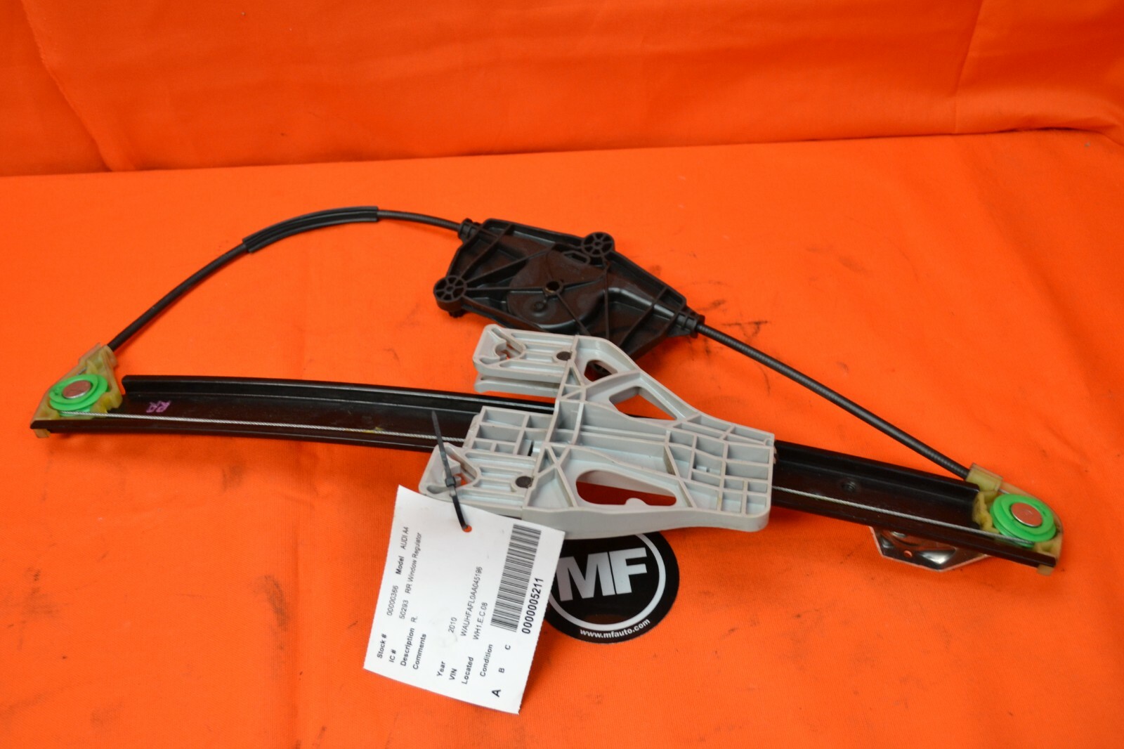 AUDI B8 A4 Passenger Side Rear Window Regulator 8K0 839 462A | eBay