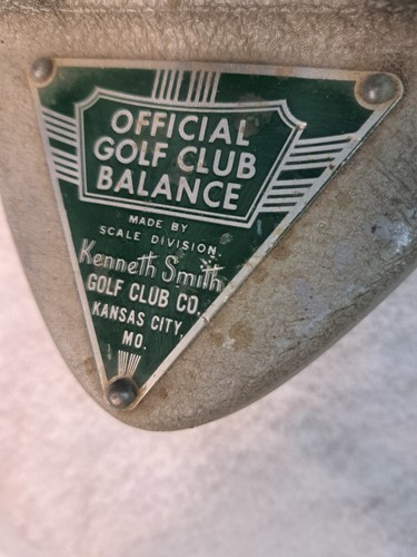An Official Golf Club Balance Scale Swing Weight By Kenneth Smith Golf ...