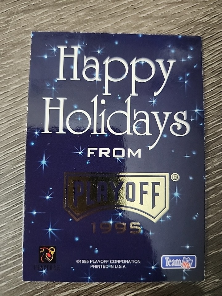 1995 Playoff Santa Claus Happy Holidays NFL Trading Card | eBay