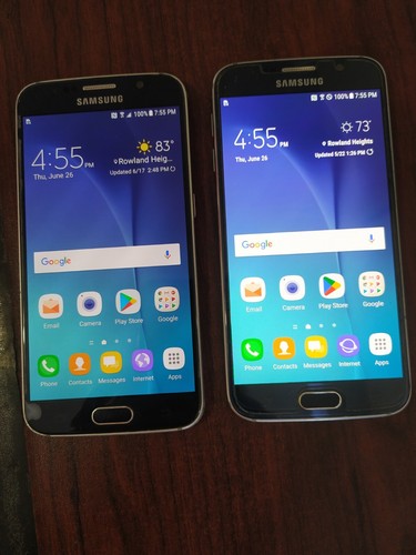 Lot of 2 Samsung Galaxy S6 SM-G920T /SM-G920A 32GB Blue Smartphone | eBay