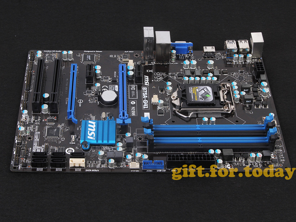 MSI B75a-g41 Motherboard Ms-7758 SKT 1155 Ddr3 Intel B75 Chipset for ...