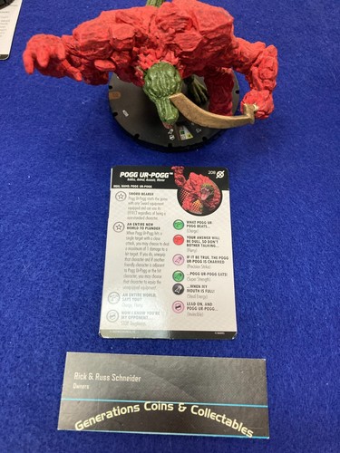 HEROCLIX X of Swords Storyline Pogg Ur Pogg #208 | eBay