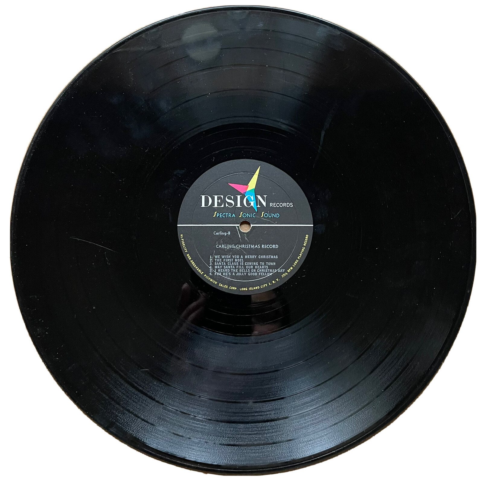 1950s 1960s CARLING BLACK LABEL BEER CHRISTMAS LP RECORD ALBUM ...