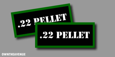 .22 Pellet Ammo Can Labels for Ammunition Case stickers decals (2PACK ...