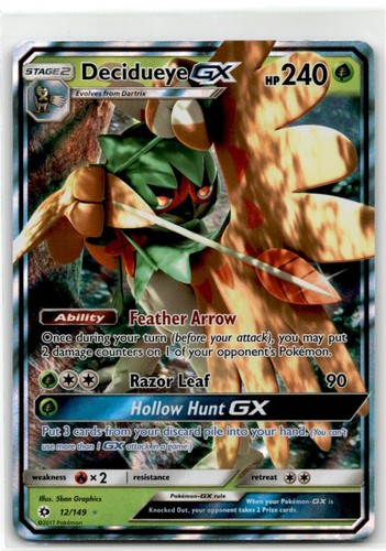 Pokemon Trading Card TCG Decidueye-GX #12 | eBay