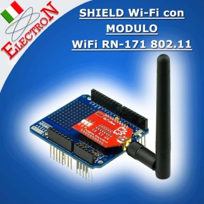 WiFi SHIELD PER ARDUINO con MODULO WiFi RN-171 802.11 + ANTENNA Xbee ...