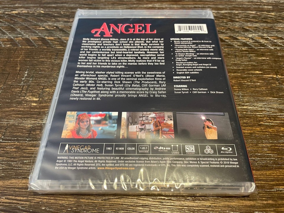 Angel (1984) (Blu-ray, Vinegar Syndrome, 2020) | eBay