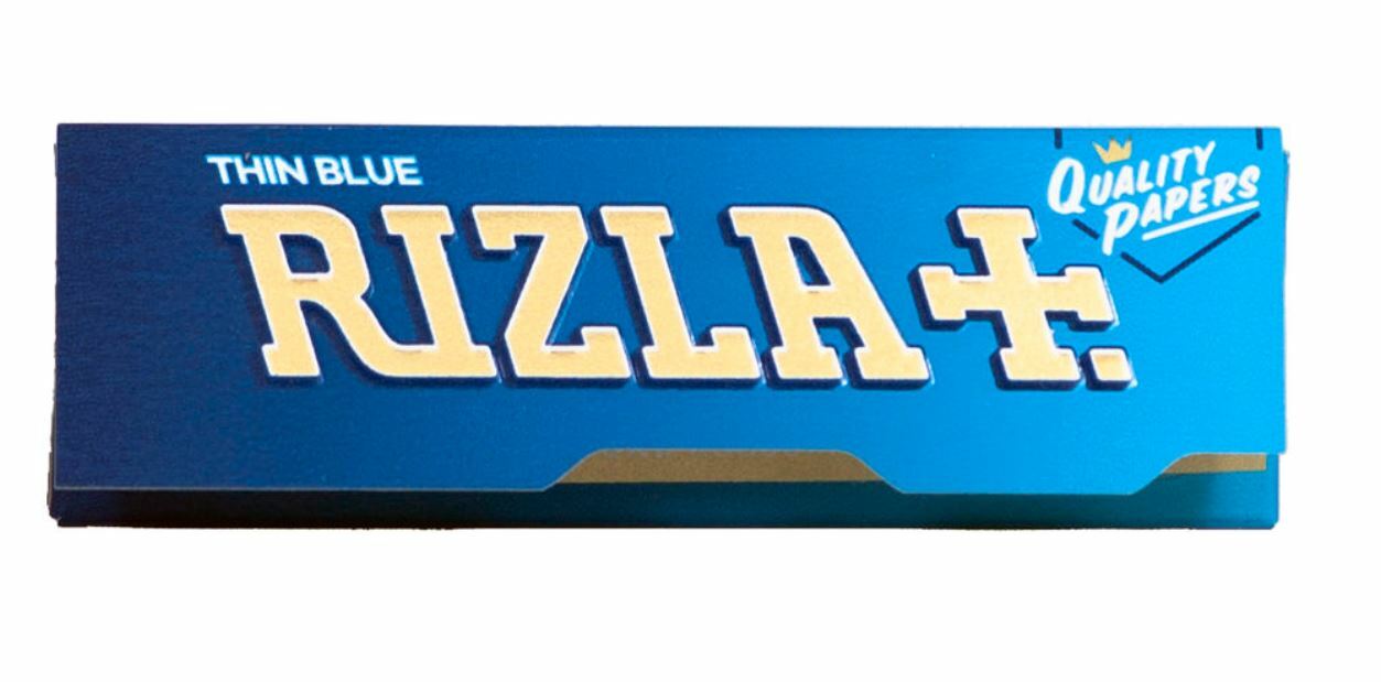 RIZLA BLUE REGULAR ROLLING PAPERS SMOKING TOBACCO PAPERS ORIGINAL 25 ...