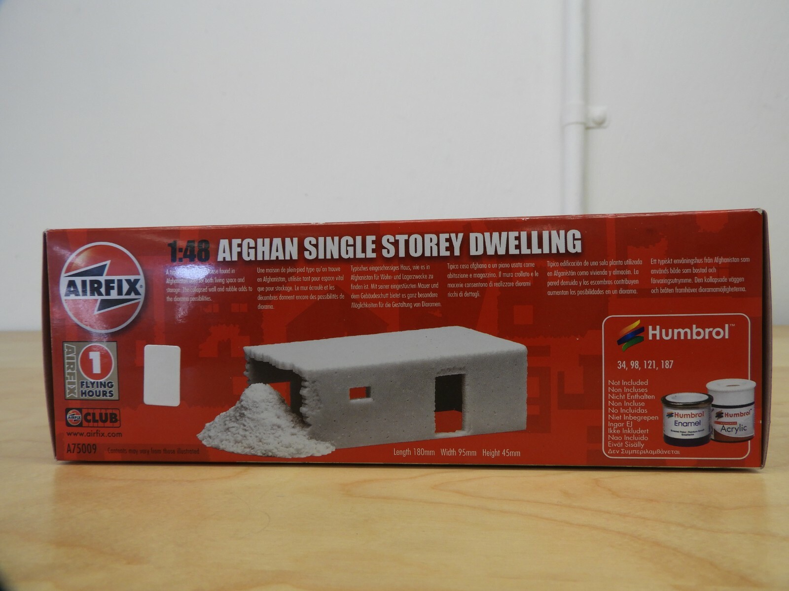 AIRFIX, MODEL BUILDING, AFGHAN SINGLE STOREY DWELLING, 1/48 SCALE ...