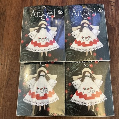 Designs for the Needle Counted Cross Stitch Angel Joy Ornaments - Set ...
