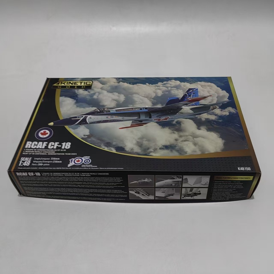 KINETIC K48150 1/48 RCAF CF-18 RCAF 100th Anniversary Demo Team Model ...
