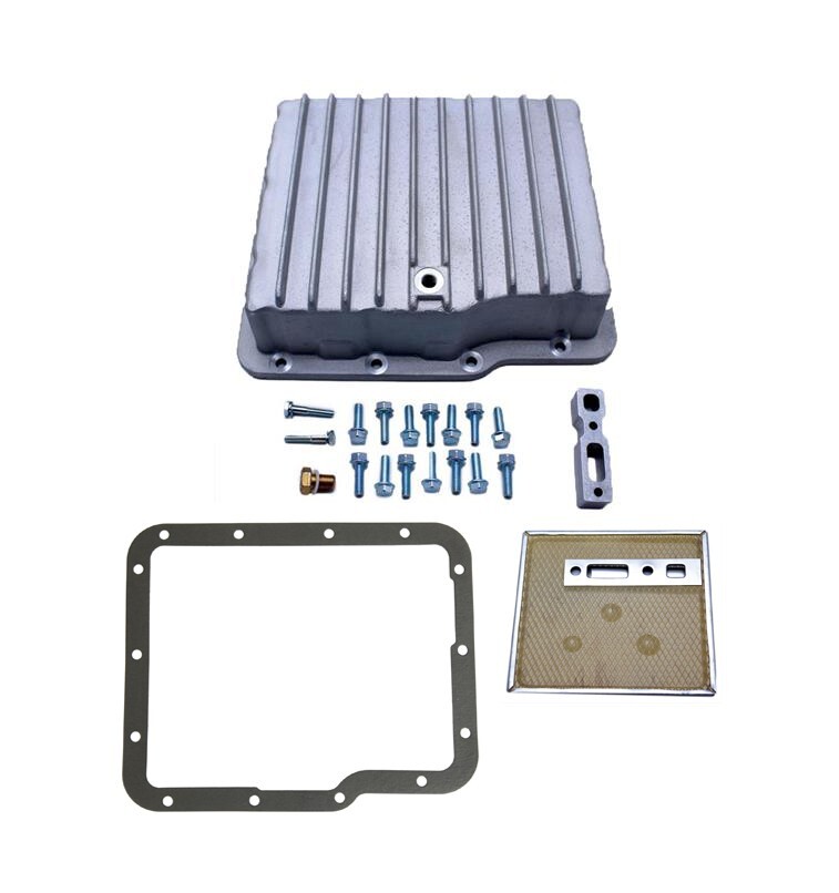 1953-72 FTI POWERGLIDE TRANSMISSION PAN ALUMINUM CHEVY GMC BOP DEEP ...