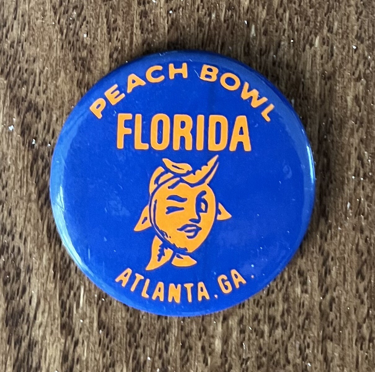 Vintage Florida Gators Football Peach Bowl Pin - 1 3/4” | eBay