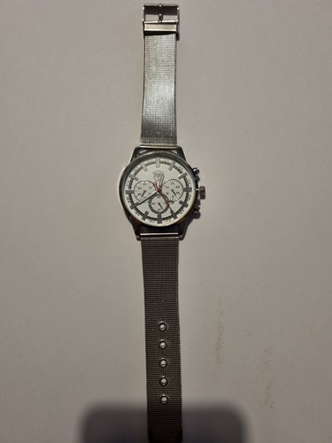 Deyros Mans Watch Stainless Mesh Quartz Wrist Luminous 008 | eBay UK