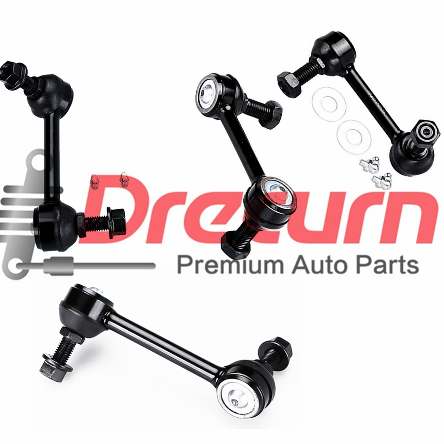 6PC Front Rear Stabilizer Bars Outer Tie Rods Kit For Trailblazer Envoy ...