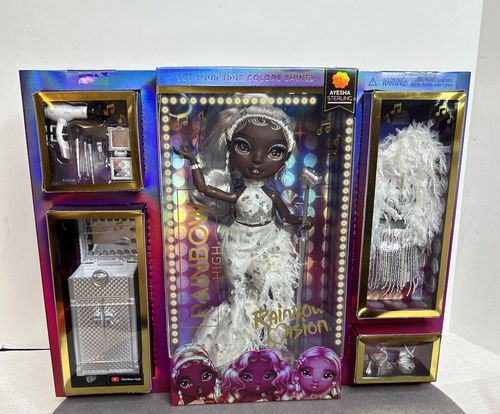 Rainbow High Vision Ayesha Sterling Doll Divas Fashion Silver Set ...