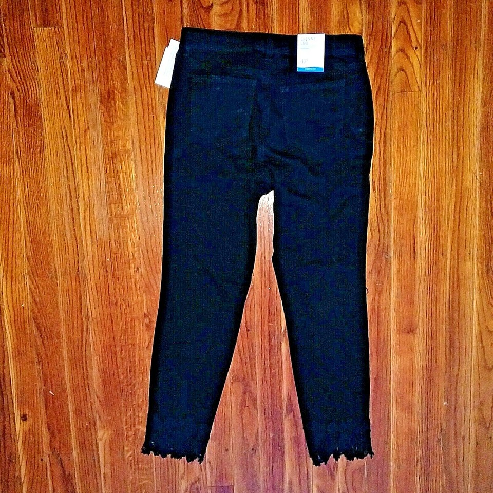 Style & Co Womens Jeans Size 4P Curvy Fit Faux Fly Lace Cuff Pull-On ...