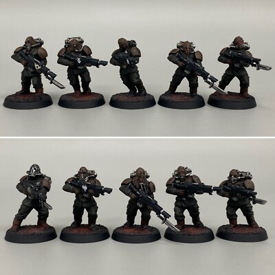 10 FORGE WORLD RENEGADE MILITIA SOLDIERS WARHAMMER 40K CHAOS TRAITOR ...