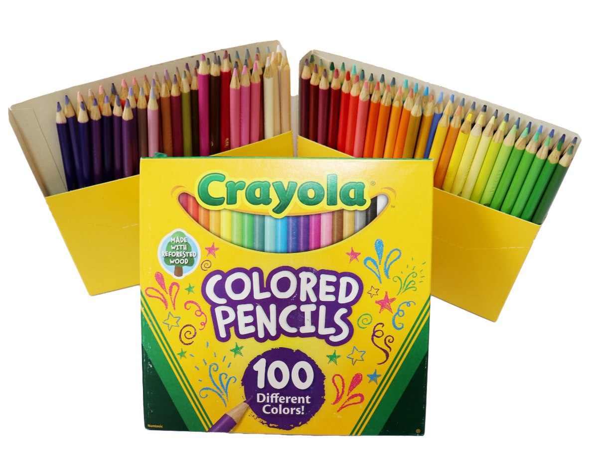 Crayola Colored Pencils Box Crayola Colored Pencils, Pre Sharpened, 30