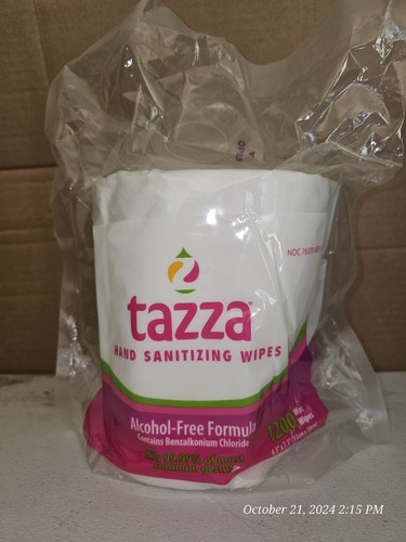 TAZZA Hand Sanitizing Wipes 1200 Sheets a Roll x 2 | eBay