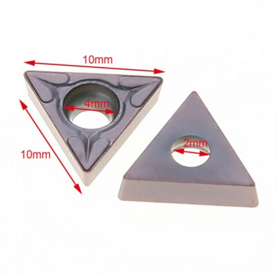 10X Lathe Carbide Triangular Tips Inserts Turning Cutting Tools TCMT ...