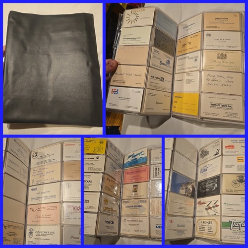 VTG Travel Agent 100s Business Card Lot Set Airlines TWA Delta VACATION ...
