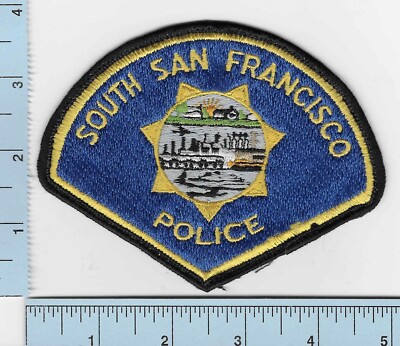 South San Francisco California Police Dept Shoulder Patch Vintage ...