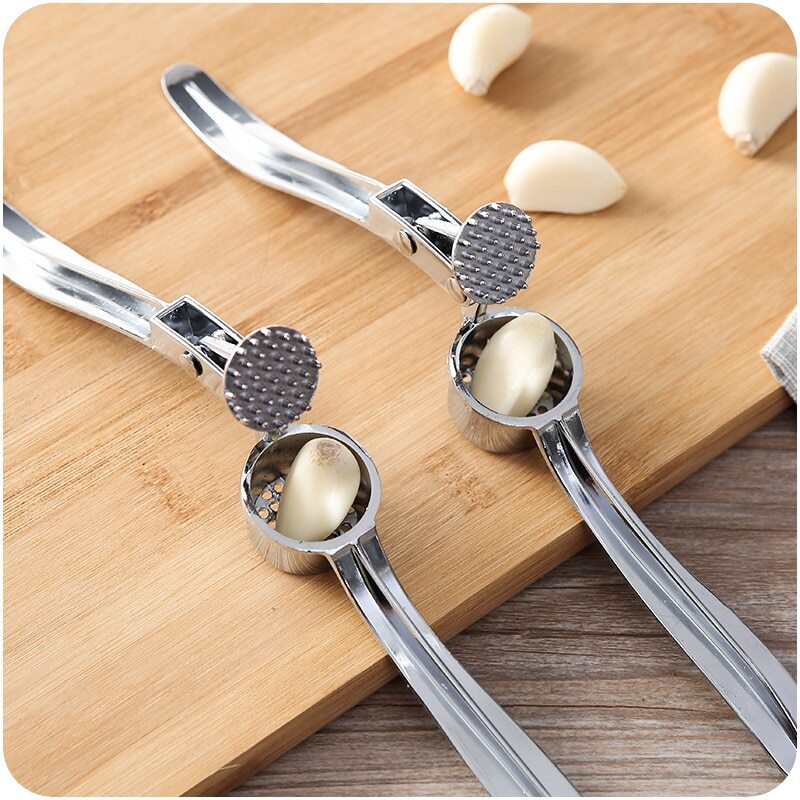 1pcs Garlic Press Crusher Kitchen Cooking Vegetables Ginger Squeezer ...