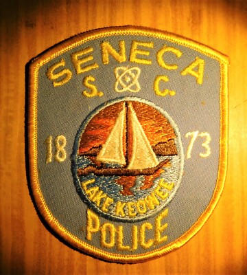 GEMSCO NOS Vintage Collectible Patch POLICE SENECA SC - Original 1985 ...