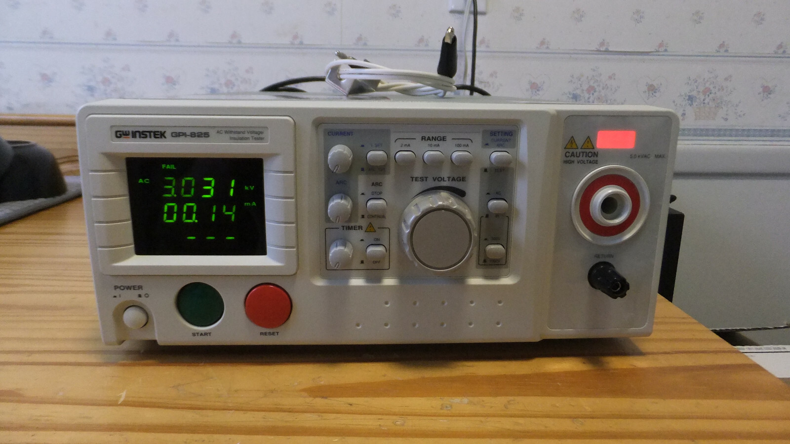 GW Instek GPI-825 Hi-Pot Insulation Tester AS-IS Read | eBay