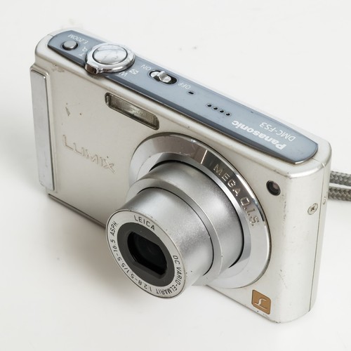 Panasonic Lumix DMC-FS3 8MP Digital Camera Silver w/Battery - NO ...