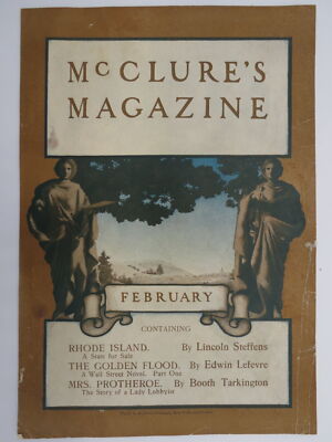 MCCLURE'S MAGAZINE COVER, FEBRUARY 1905, BY MAXFIELD PARRISH 1905 | eBay