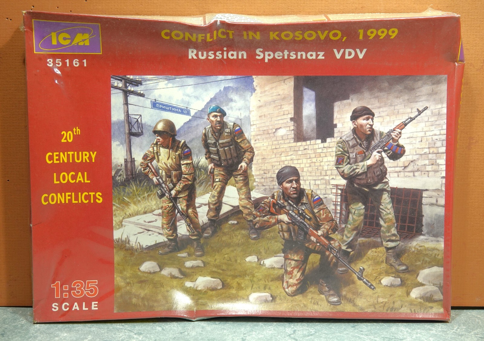 1/35 ICM CONFLICT IN KOSOVO 1999 RUSSIAN SPETSNAZ VDV MODEL KIT # 35161 ...