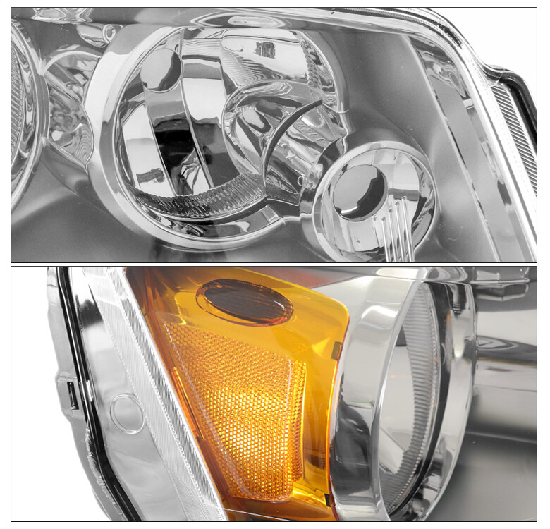 For 08-16 Chrysler Town&Country/11-19 Grand Caravan Headlight Chrome ...