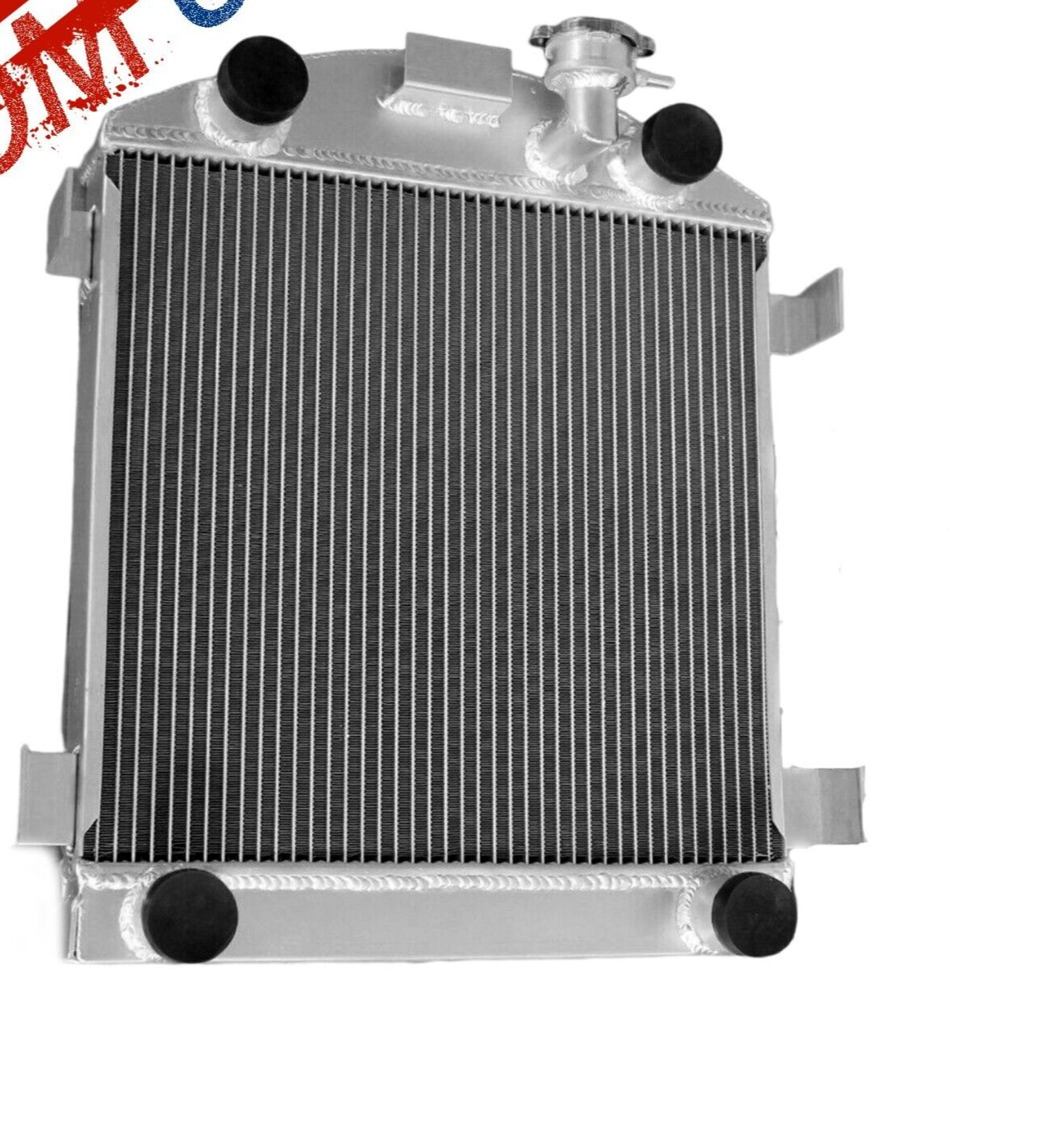 37 38 Aluminum RadiatorFor Ford Lowboy chopped w/flathead V8 engine ...