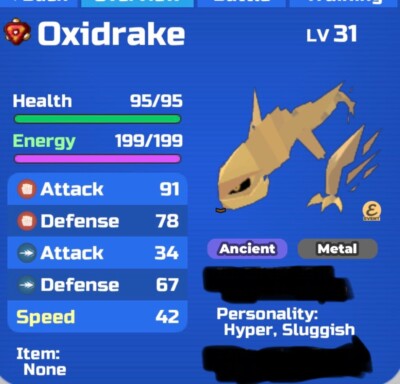 Roblox Loomian Legacy LIMITED EVENT GOLD OXIDRAKE | eBay