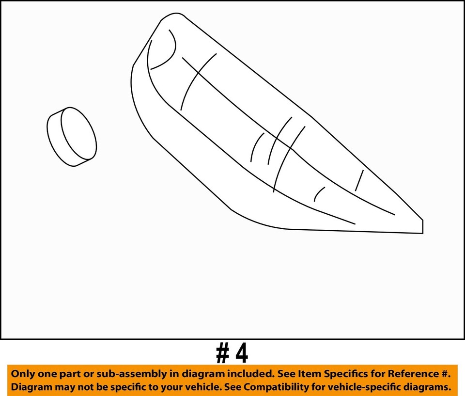 GM OEM 13-22 Encore Quarter Panel Exterior Trim-Applique 95280288 | eBay