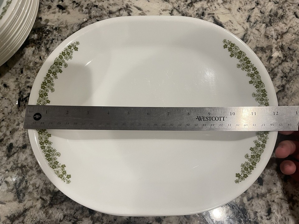 Vintage Corelle Spring Blossom Green (Crazy Daisy) Dinnerware Single ...