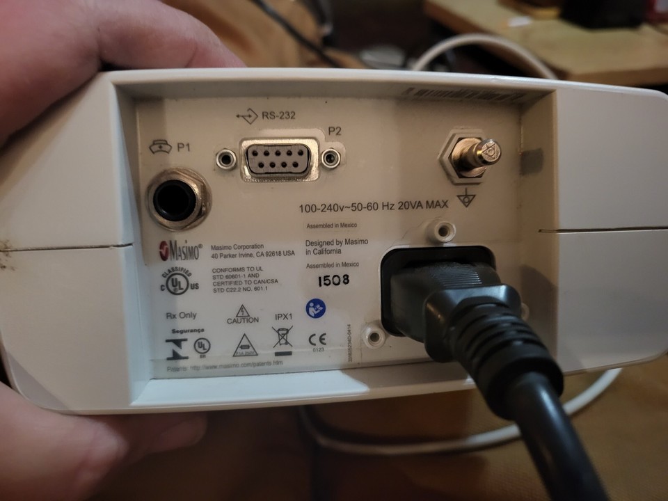 Masimo Rad 8 Signal Extraction Set Rainbow Pulse Oximeter | eBay