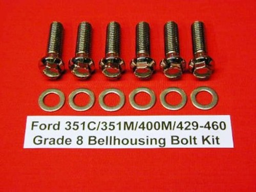 351C 351M 400M 429 460 FORD AUTOMATIC STAINLESS ARP BELLHOUSING BOLT ...