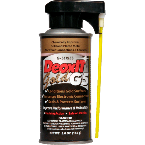 Hosa G5S-6 CAIG DeoxIT GOLD Contact Enhancer 5 Spray - 5 oz online ...